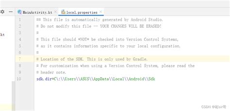 sdk location not found define location with an android sdk root