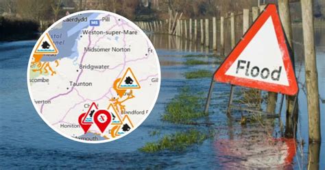 Nine Flood Alerts And Warnings In Place Across Somerset Wiltshire And