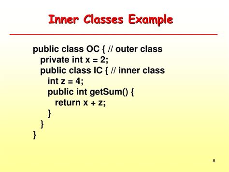 ppt inner classes in java powerpoint presentation free download id