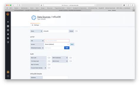 real time data view using influxdb and grafana ameriflux