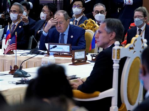 Blinken Lavrov Talk At G20 Meeting As Us Russia Tensions Soar Russia