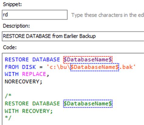 using sql prompt to accelerate the top 10 most common database scripts