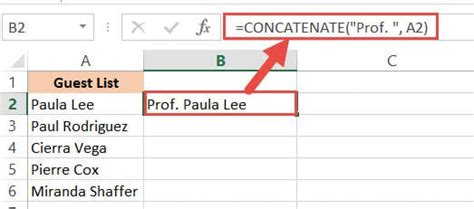 how to add text to the beginning or end of all cells in excel