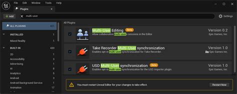 how to use unreal multi user editing perforce