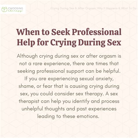 Why Do I Cry When I Orgasm Top Sellers