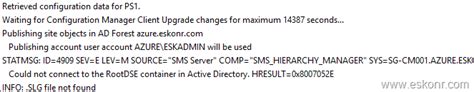 client assignment failed from to pki with error code failed to