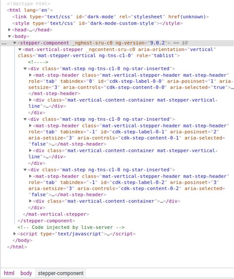 ivy stepper component does not render when being used in a web