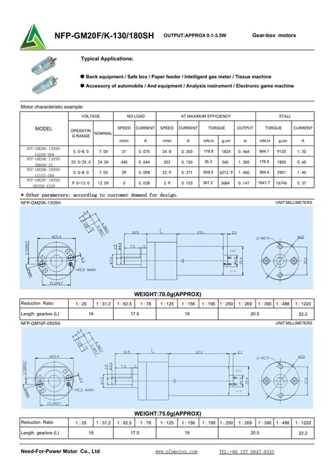 need for power motor micro dc motors