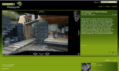 code inside blog photosynth für alle