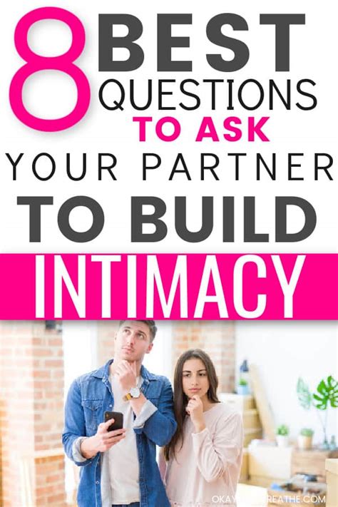 8 questions to ask your partner to build deeper intimacy