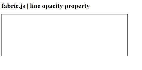 fabric js line opacity property geeksforgeeks