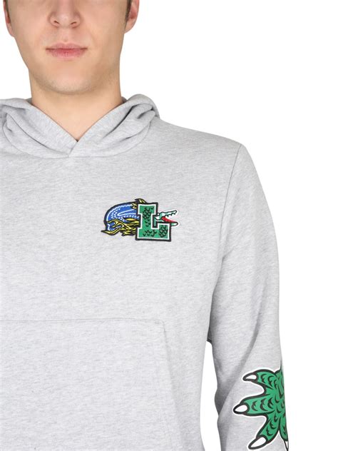 Lacoste Cotton Sweatshirt With Logo Eleonora Bonucci