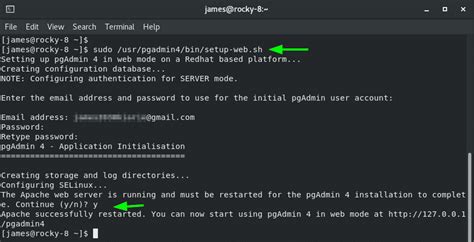 how to install pgadmin 4 on rocky linux 8 linuxways