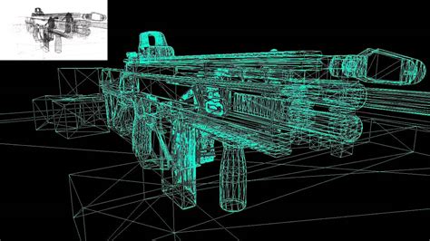 core engine depth dependent halos for wireframe rendering