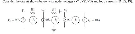 solved 1 find v1 v2 v3 using nodal analysis 2 find i1
