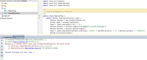 replace a tag with regex stack overflow
