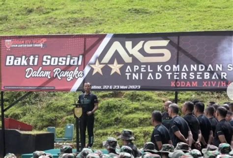 Aks Tersebar Kodam Xiv Hsn Berakhir Pangdam Xiv Hsn Jadikan Pemacu