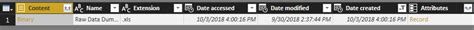 powerbi power bi load htm file saved as xls stack