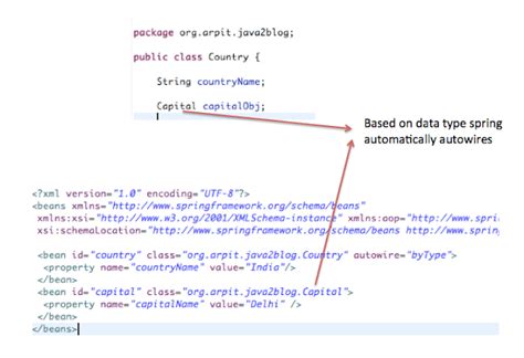 spring autowiring bytype java2blog