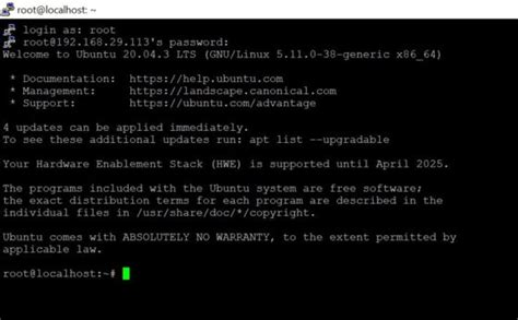 how to enable root user for ssh authentication on ubuntu 20 04 lts
