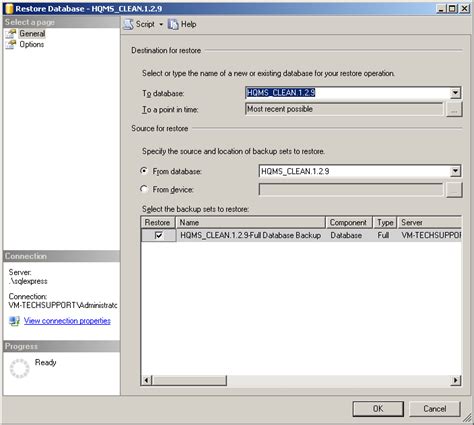 copying an hqms site hgi