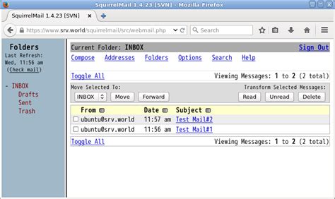 ubuntu 16 04 lts apache2 webmail squirrelmail server world