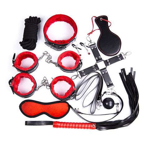 8pcs Set Sexy Lingerie Pu Leather Sm Sex Bondage Set Sexy Costumes