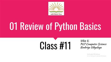 class no 11 chapter 1 review of python basics cbse class xii