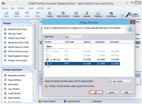 how to merge partitions without data loss in windows 10