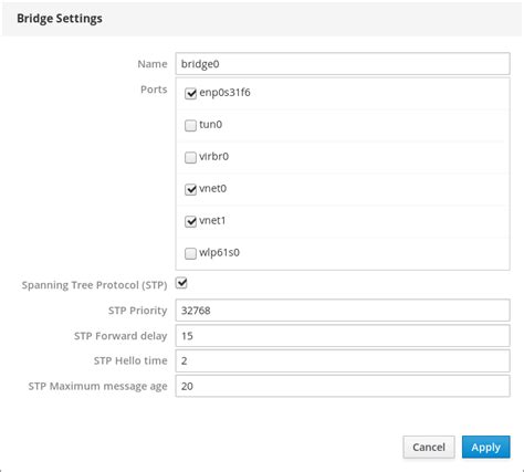 chapter 4 managing networking in the web console red hat enterprise