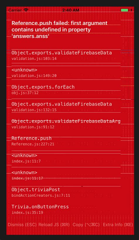 reactjs cant push data to firebase react native stack overflow