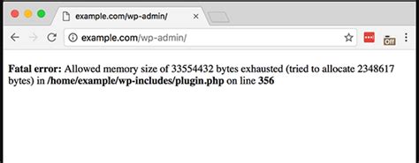 fix wordpress memory exhausted error increase php memory
