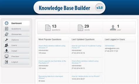 knowledge base builder knowledge base software phpjabbers