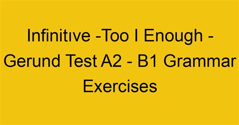 Present Perfect Continuous Test A2 B1 Grammar Exercises