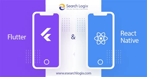 difference between flutter and react native esearch logix