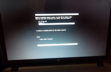 secure boot and boot menu screen resolution hp support community
