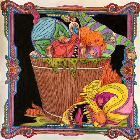The Beauty Of Horror Coloring Book 3 290 Beauty Of Horror Coloring