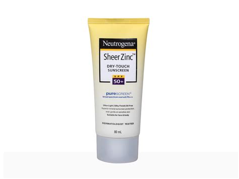 Buy Neutrogena Sheer Zinc Dry Touch Sunscreen Spf 50 Pa Online