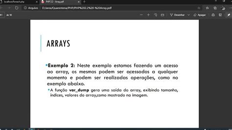 aula 5 arrays php youtube