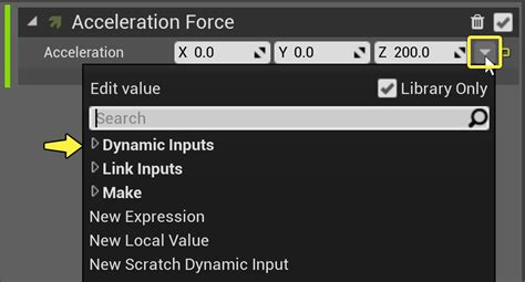 niagara editor ui reference unreal engine documentation