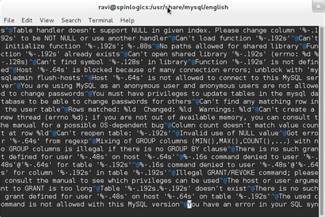 php mysql is it possible to shorten error messages stack overflow