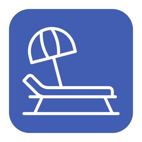 Premium Vector Beach Chair Icon Vector Image Can Be Used For Beach Resort
