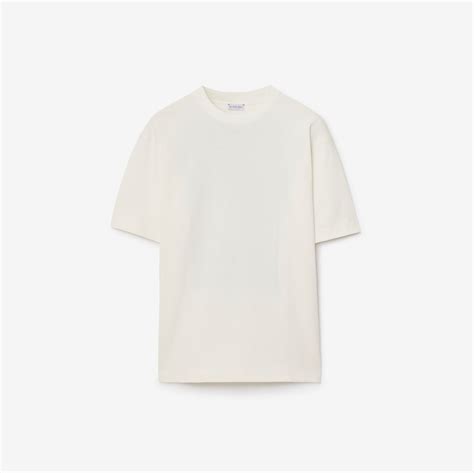 Ekd Cotton T Shirt In Salt Men Burberry® Official