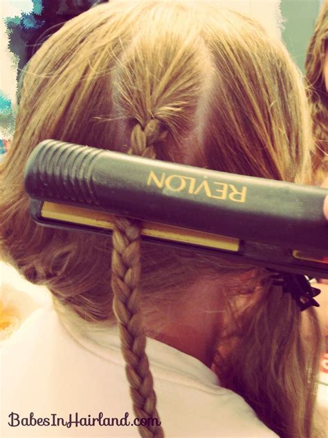 Simply Plait Hair And Straighten Over Slowly A Few Times And Remove