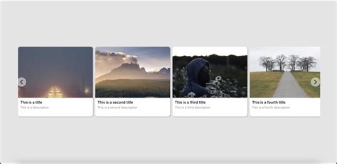 npm react card slider component skypack