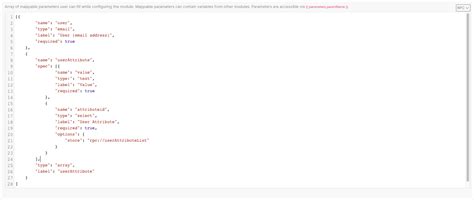 custom app help picking a mappable parameter from within an array