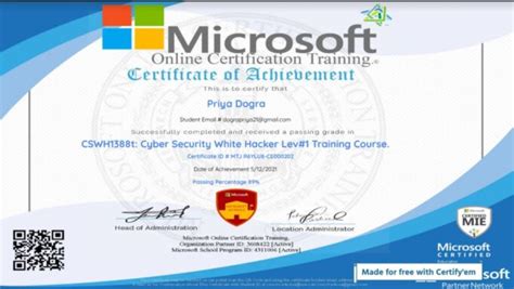 microsoft free cyber security course with certification microsoft
