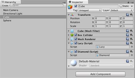 unityで他のスクリプトの変数や関数を利用する