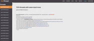 wildfly high thread count in java thread dump stack