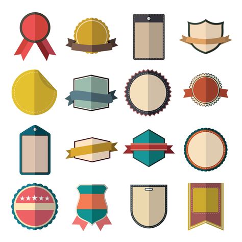 Vintage Badges Set 8863993 Vector Art At Vecteezy